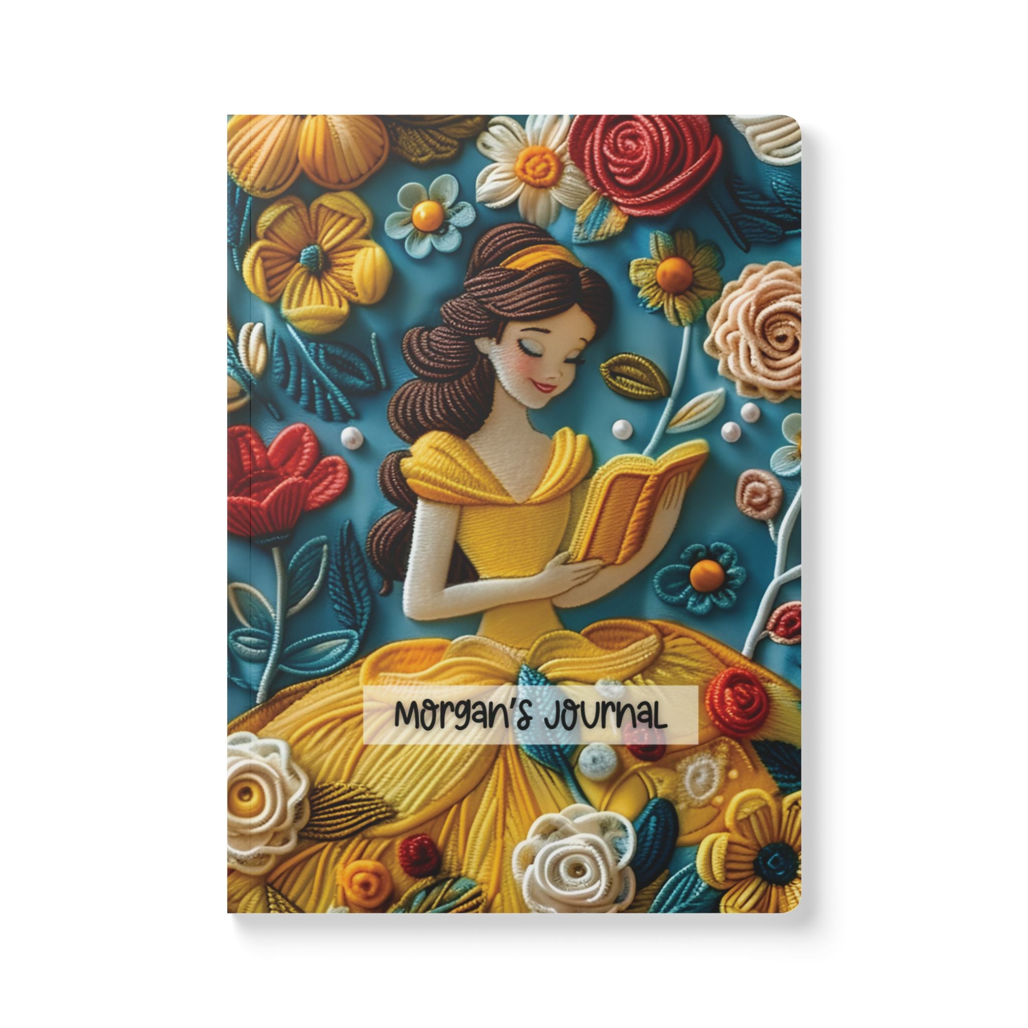 Princess Belle Reading Softcover Journal | Junk Journal | 200 pages ...